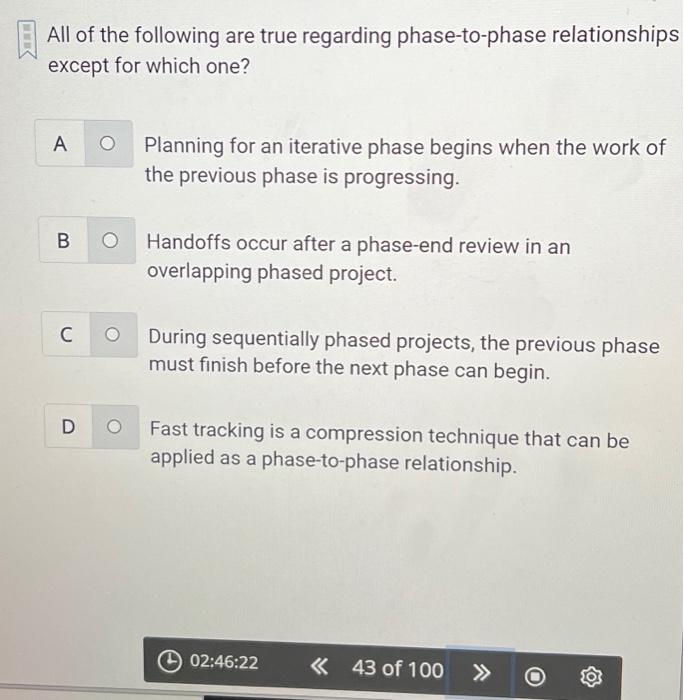 Solved All of the following are true regarding | Chegg.com