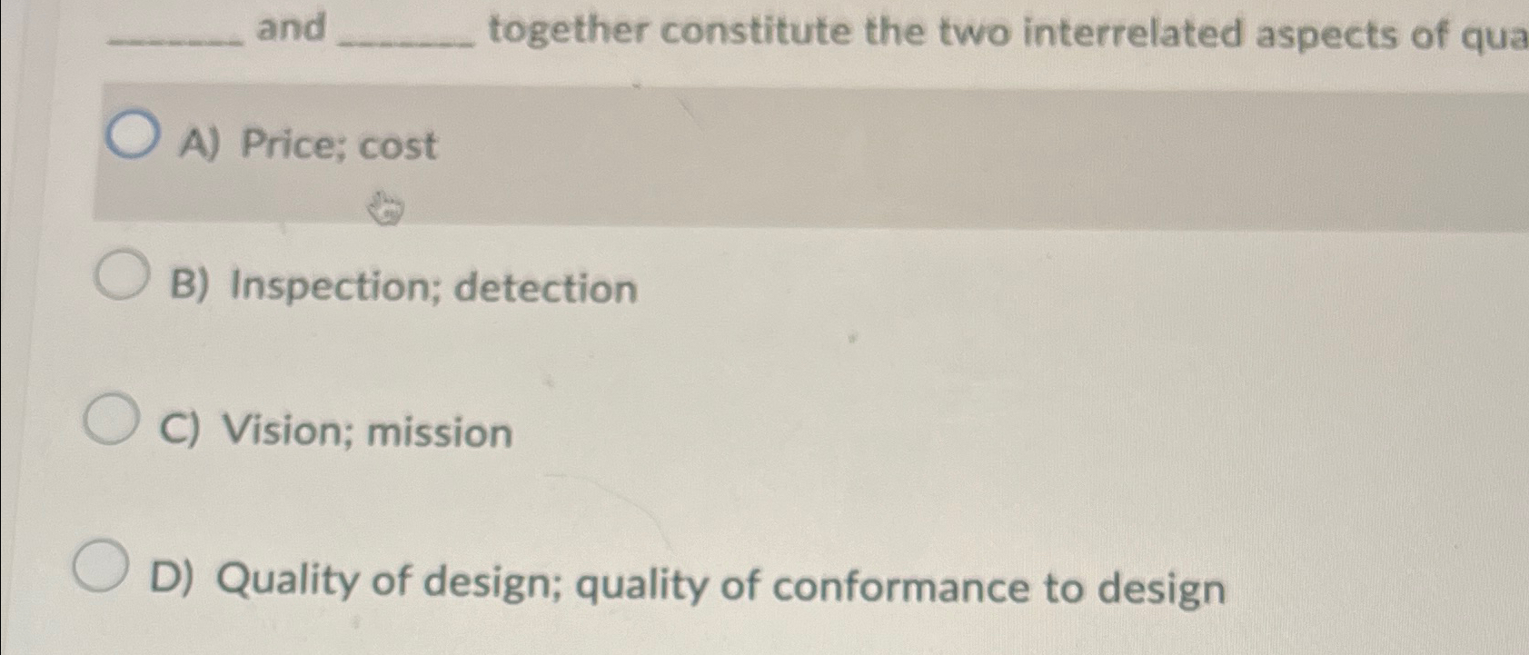 Solved and together constitute the two interrelated aspects | Chegg.com
