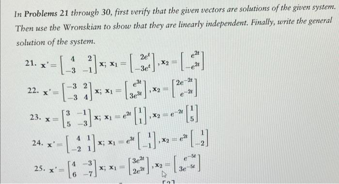 Solved In Problems 31 through 40, find a particular solution | Chegg.com