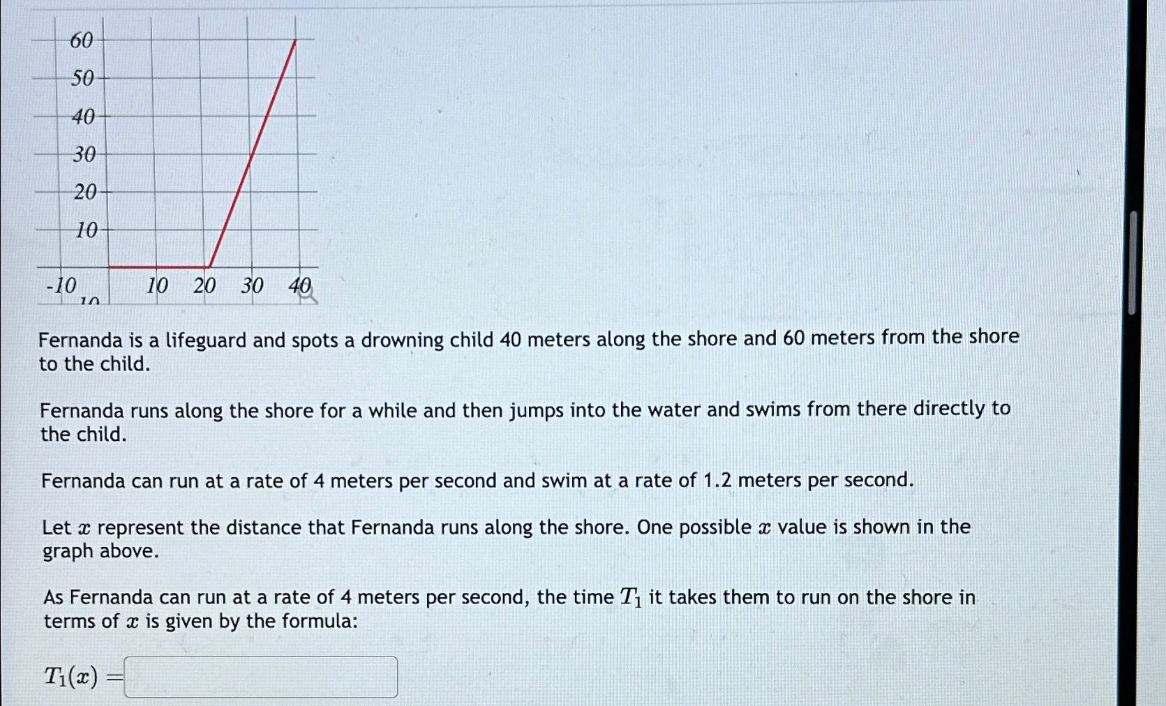 Fernanda is a lifeguard and spots a drowning child 40 | Chegg.com
