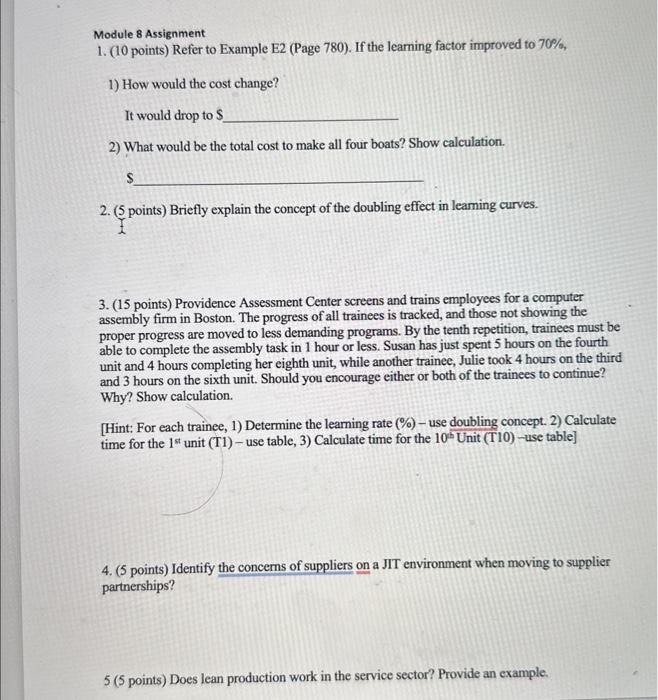 Solved Module 8 Assignment 1. (10 points) Refer to Example | Chegg.com