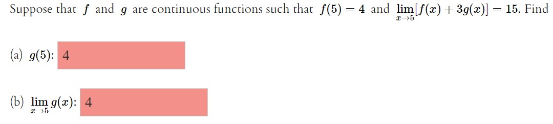 Solved Suppose that f ﻿and g ﻿are continuous functions such | Chegg.com