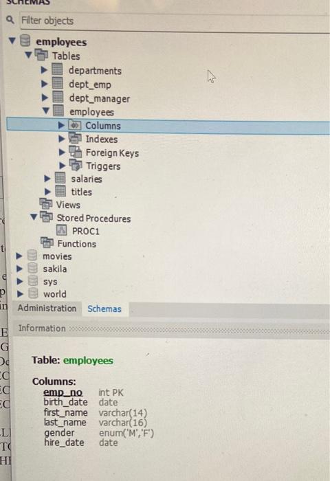Solved Develop a stored procedure for each of the following | Chegg.com