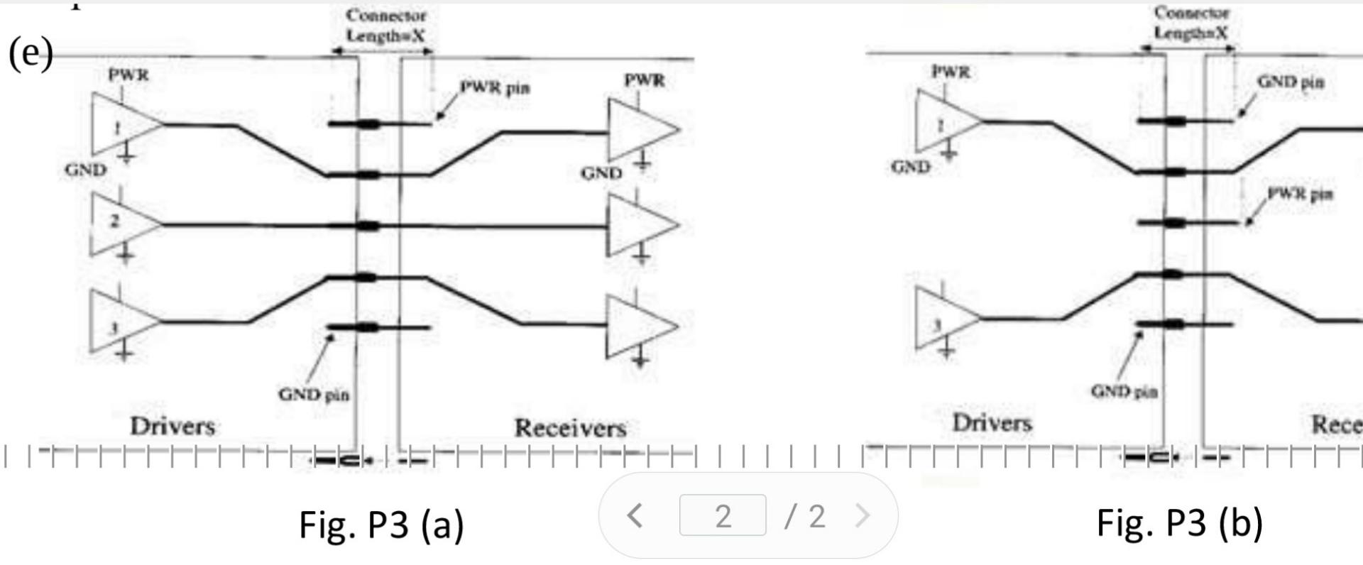 Solved Consider the connector pins with pitch 2 mm, radius | Chegg.com