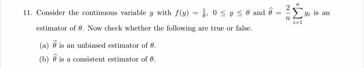 Solved Consider the continuous variable y ﻿with | Chegg.com