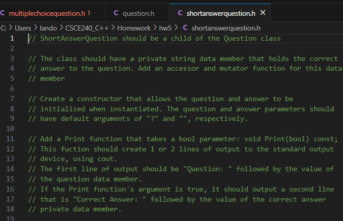 Solved Please do the following code in Visual Studio | Chegg.com