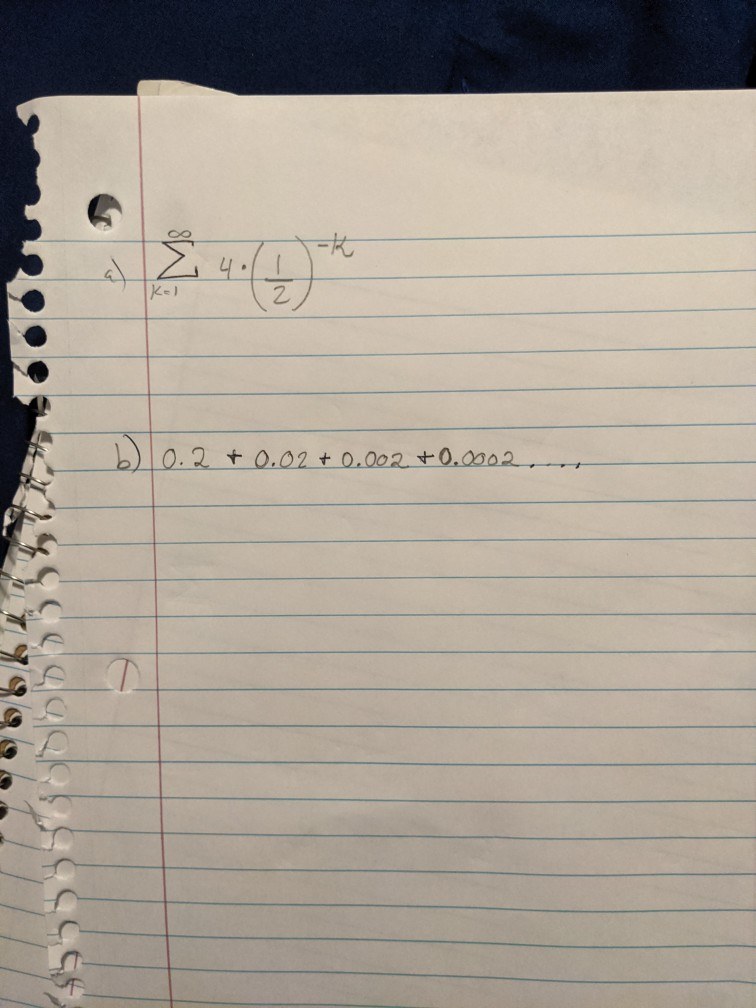 Solved CO Σ 4. I K-) 2 5ο. 2 + Ο.02 +0,002 +0.002, | Chegg.com