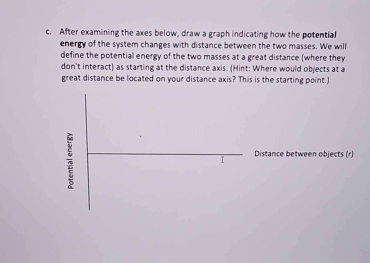 You have an isolated system of two massed objects. a. | Chegg.com