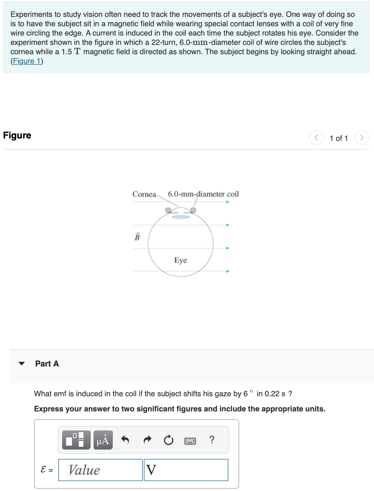 Solved Experiments to study vision often need to track the | Chegg.com