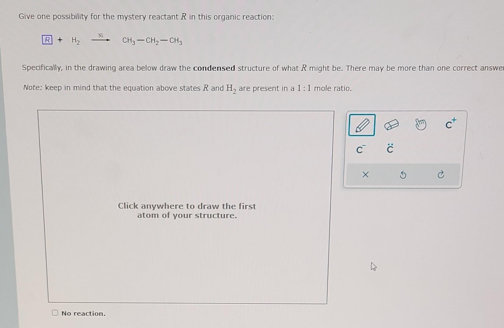 Solved Give one possibility for the mystery reactant R in | Chegg.com
