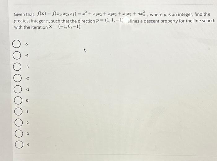 Solved Given that f(x) = f(x1, x2, x3) = x² + x₁x2 + x2x3 + | Chegg.com