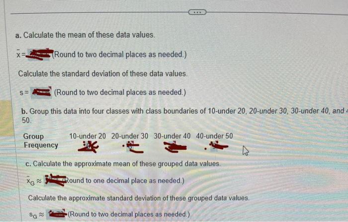 Solved The following data values represent the number of | Chegg.com