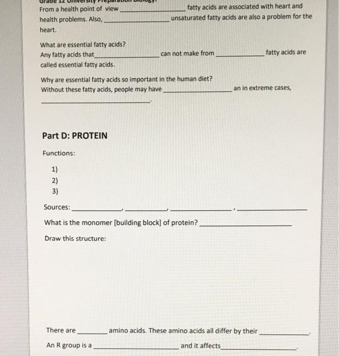 Solved Monomer (building block of Lipids: Draw this | Chegg.com