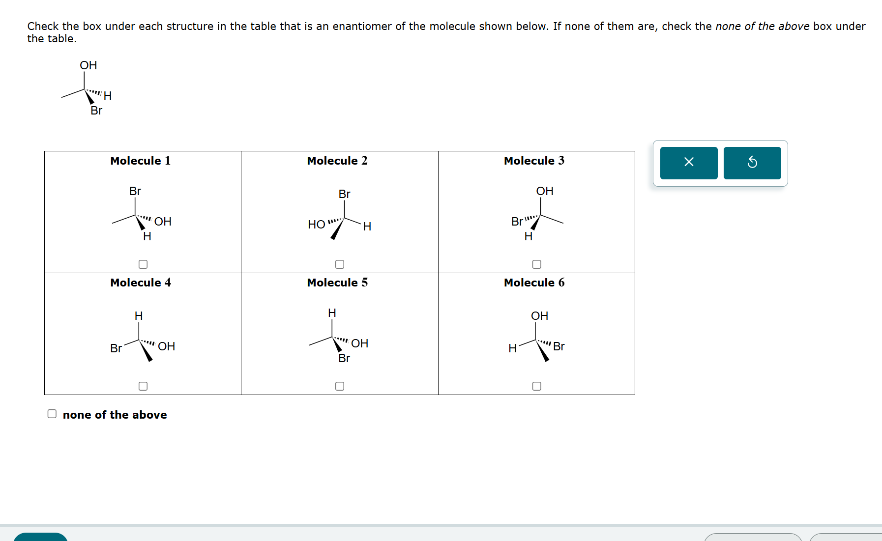 Solved Check the box under each structure in the table that | Chegg.com
