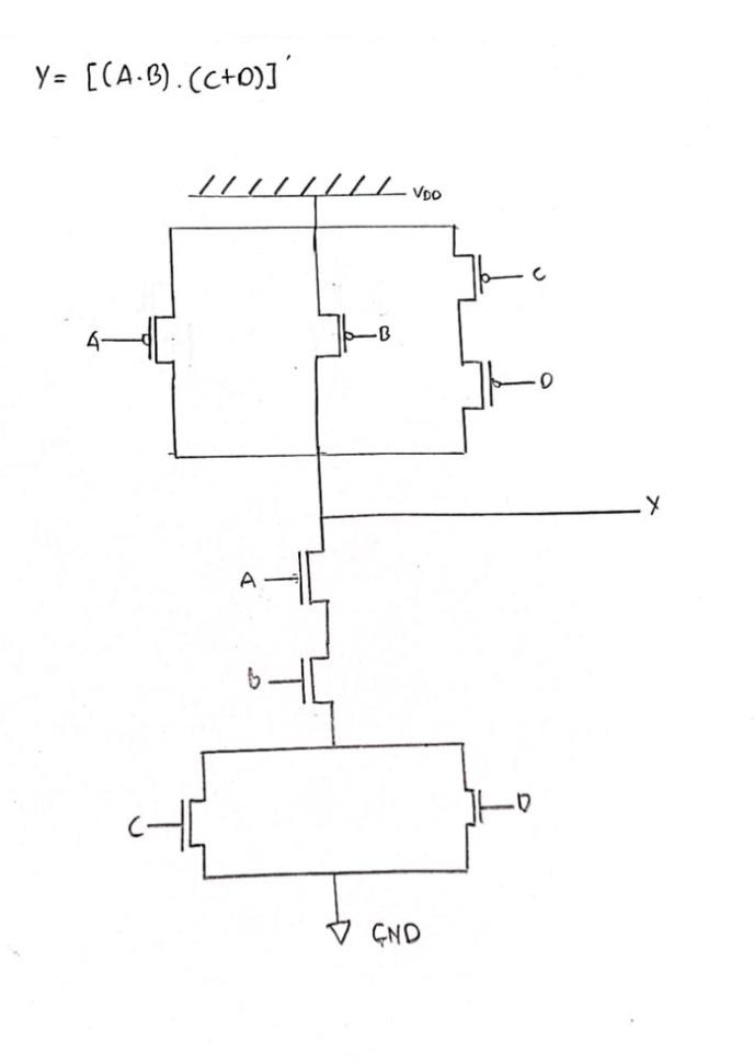 1) ﻿Y= [(A.B). (C+D)]' ﻿find Euler path and stick | Chegg.com