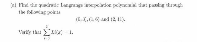 Solved Can I Have The Answer Please Its Numerical Method