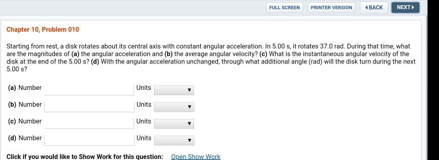 Solved FULL SCREEN PRINTER VERSION | Chegg.com
