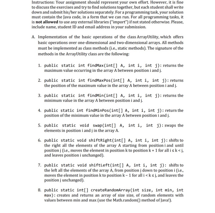 Solved Instructions: Your assignment should represent your | Chegg.com