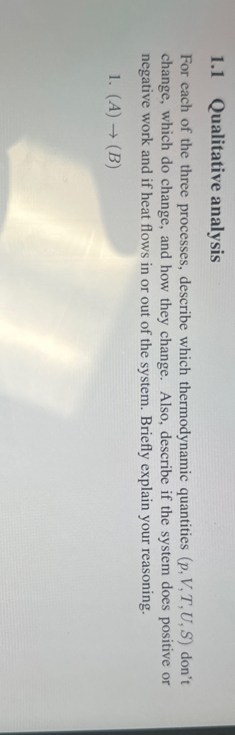 Solved 1.1 ﻿Qualitative analysisFor each of the three | Chegg.com