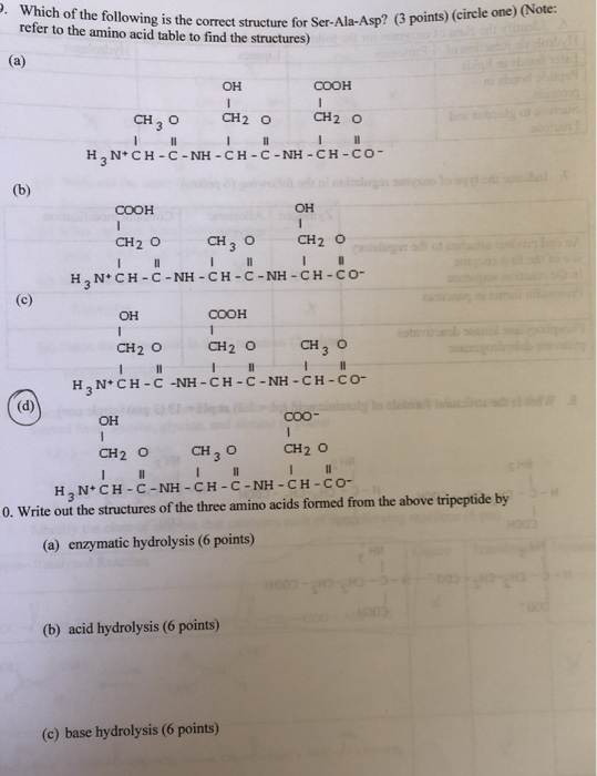 Solved 3. Which of the following is the correct structure | Chegg.com