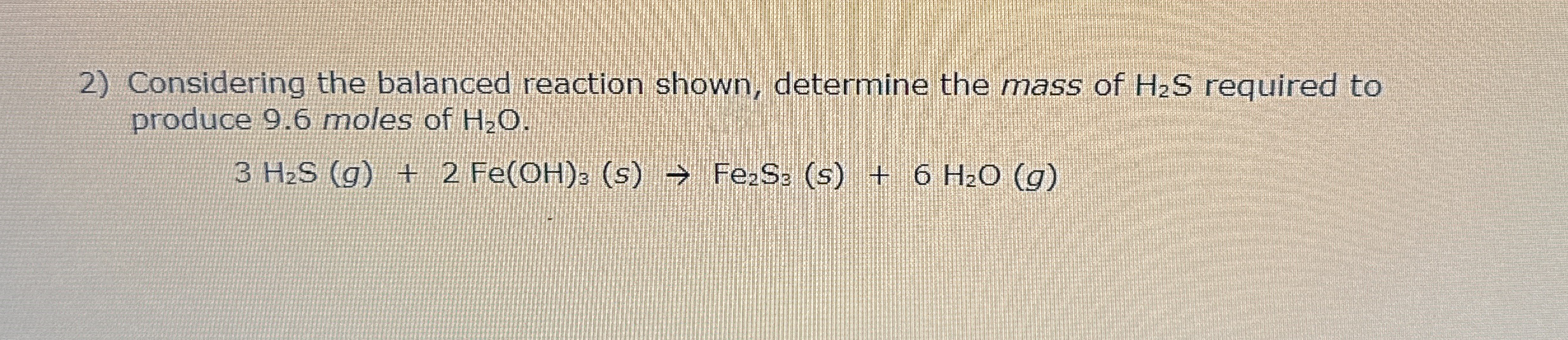 Solved Considering the balanced reaction shown, determine | Chegg.com