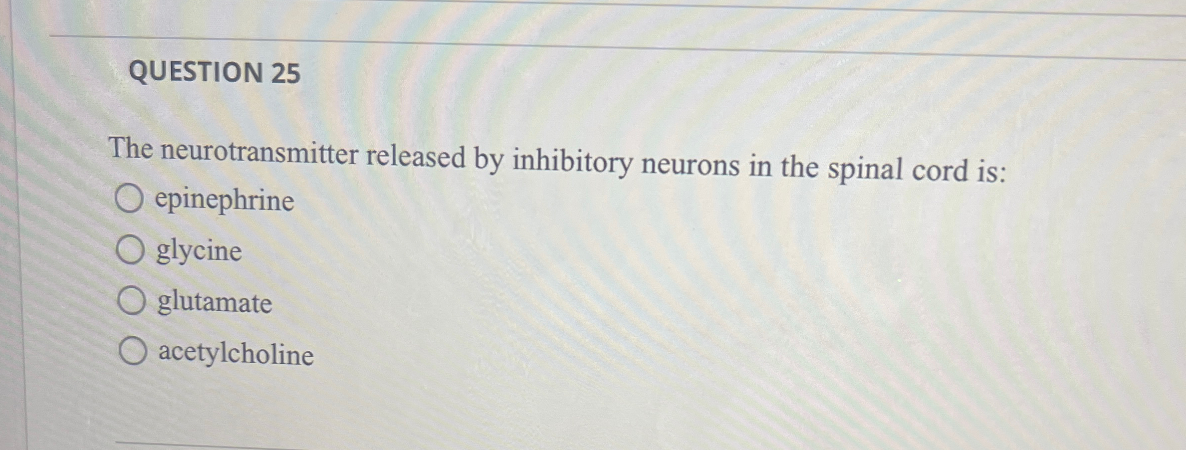 Solved QUESTION 25The neurotransmitter released by | Chegg.com Solved QUESTION 25The neurotransmitter released by | Chegg.com