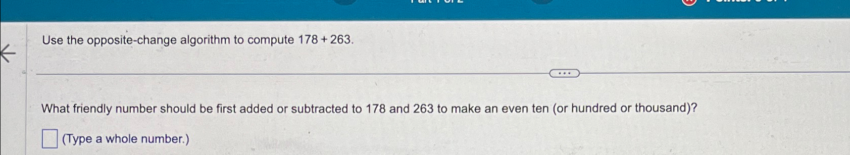 Solved Use the opposite-change algorithm to compute | Chegg.com