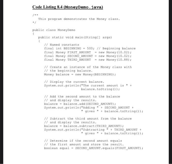 Solved Task #2 Writing the equals and toString methods 1. | Chegg.com