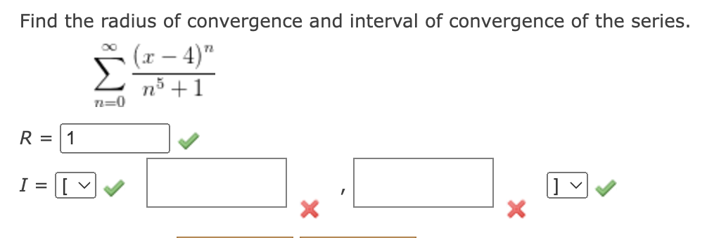 Solved Find the radius of convergence and interval of | Chegg.com