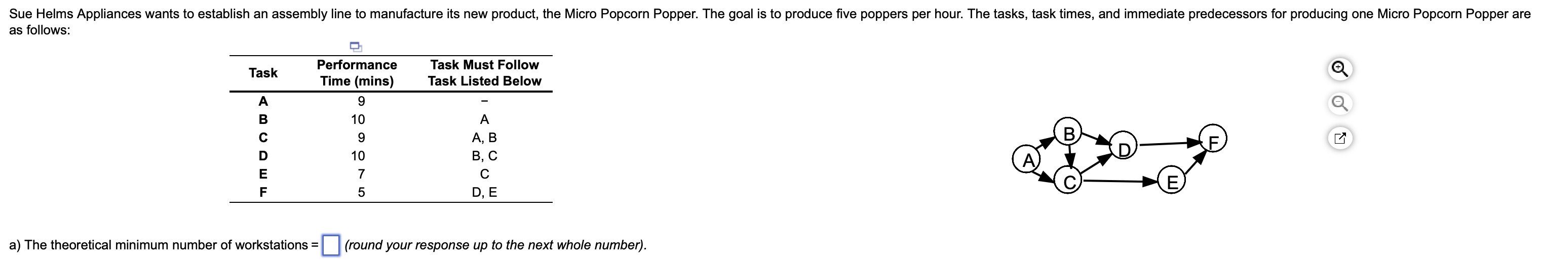 Solved as follows:\begin{tabular}{ccc}\hline Task & | Chegg.com