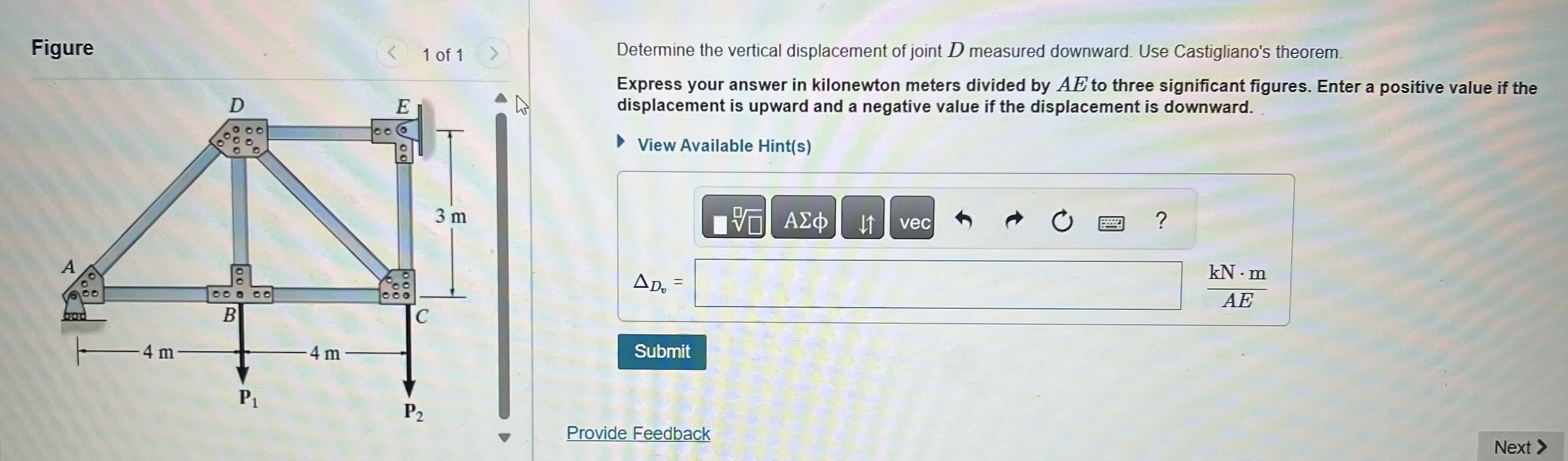 Solved The members in the the truss shown in (Figure 1) ﻿are | Chegg.com