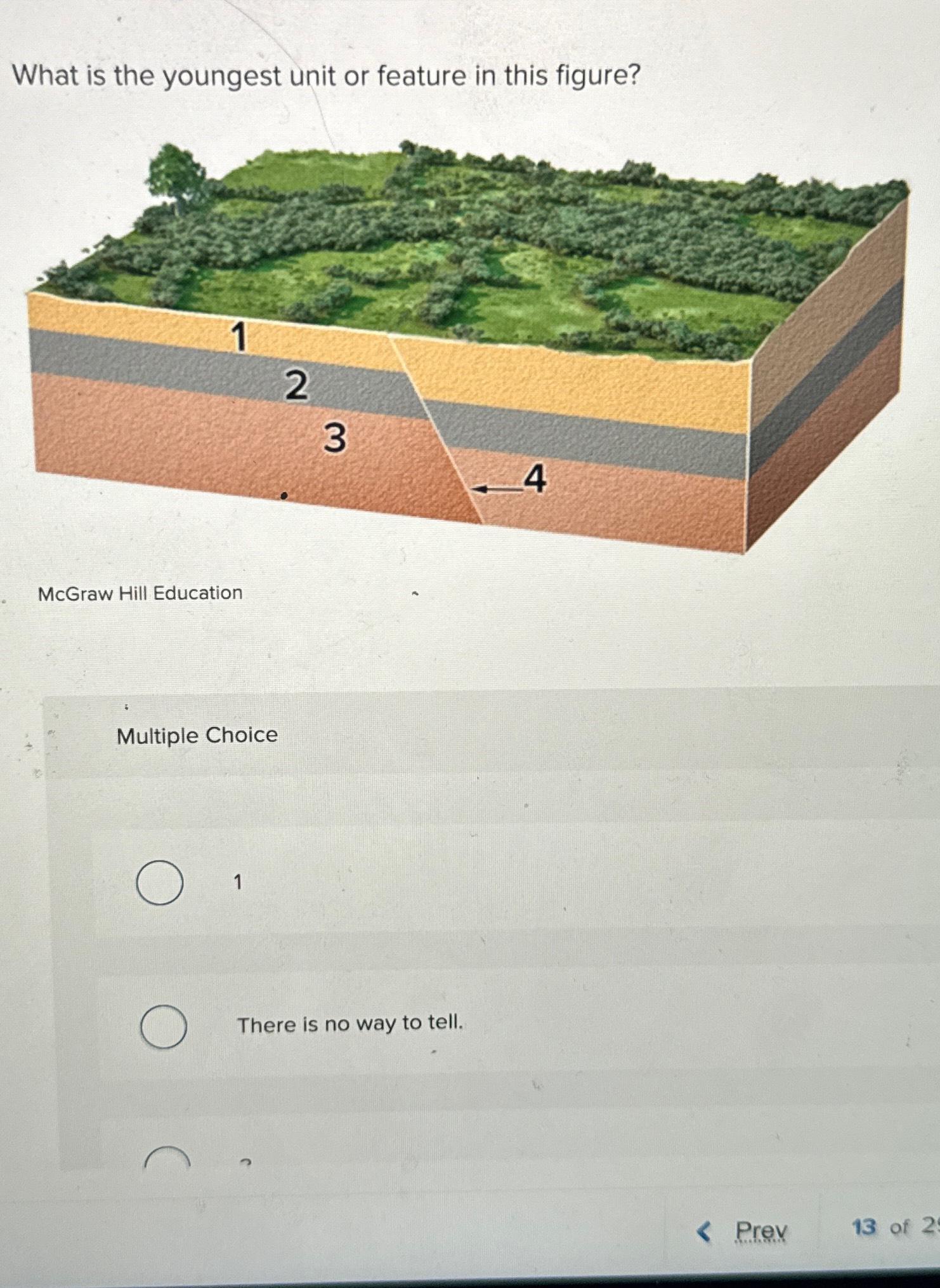 What is the youngest unit or feature in this | Chegg.com