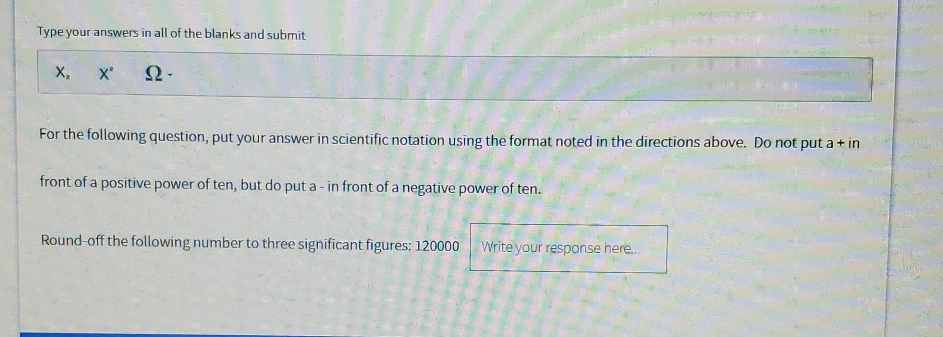 Solved Type your answers in all of the blanks and submit \\( | Chegg.com