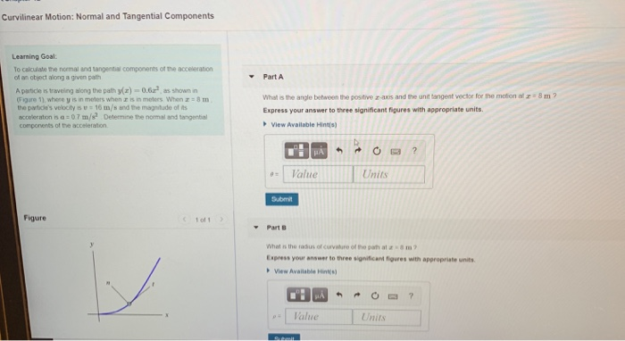 Solved Curvilinear Motion: Normal and Tangential Components | Chegg.com