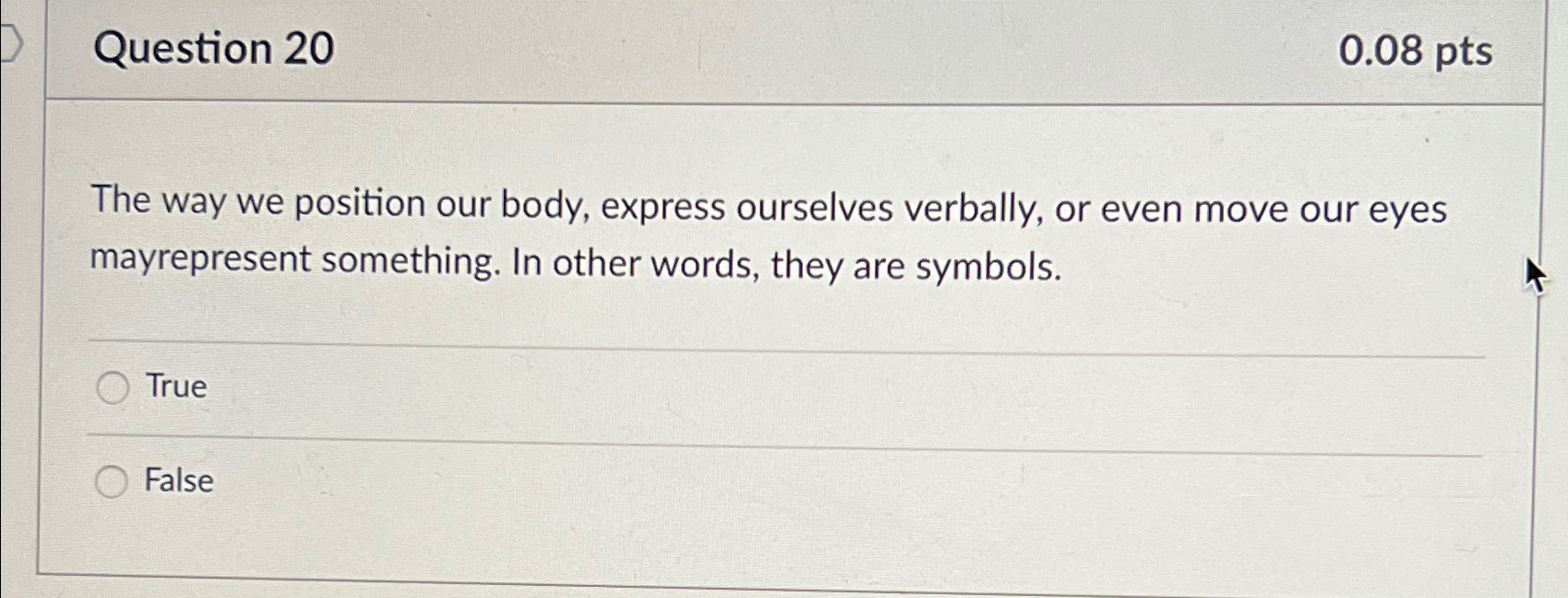 Solved Question 200.08ptsThe way we position our body, | Chegg.com