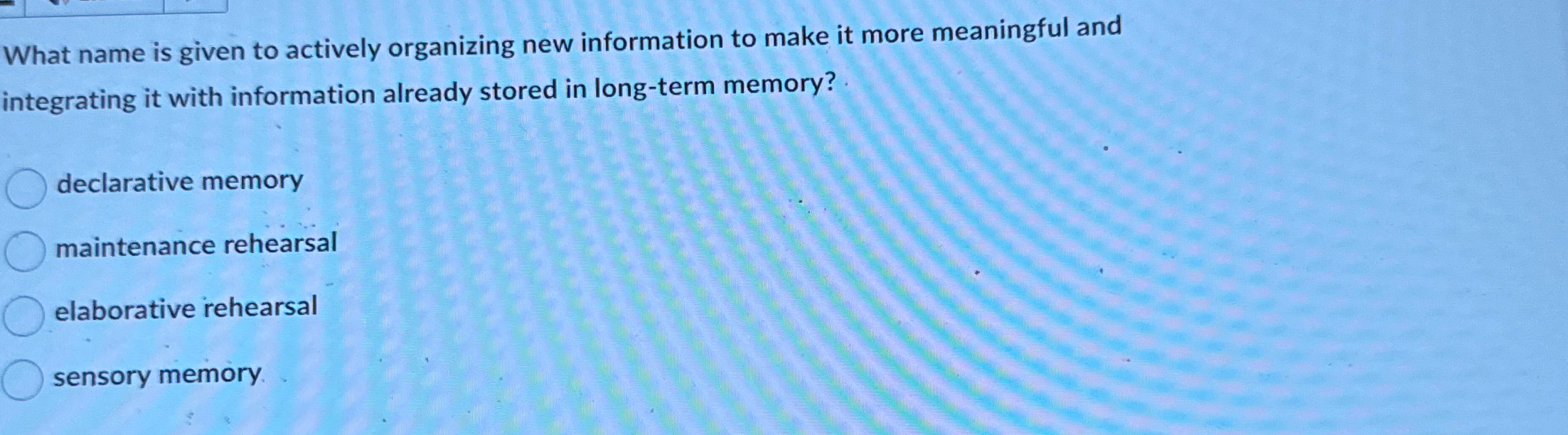Solved What name is given to actively organizing new | Chegg.com