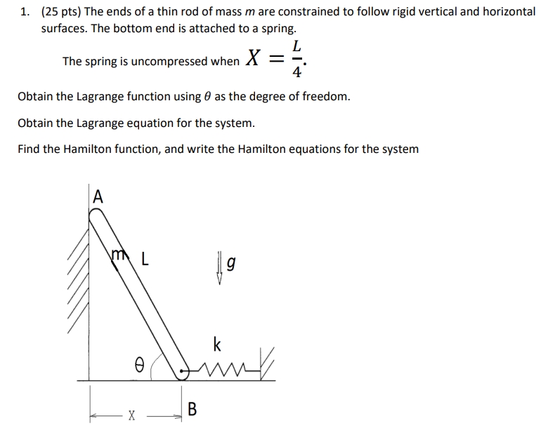 Solved Solve given problem using dynamics of rigid bodies | Chegg.com
