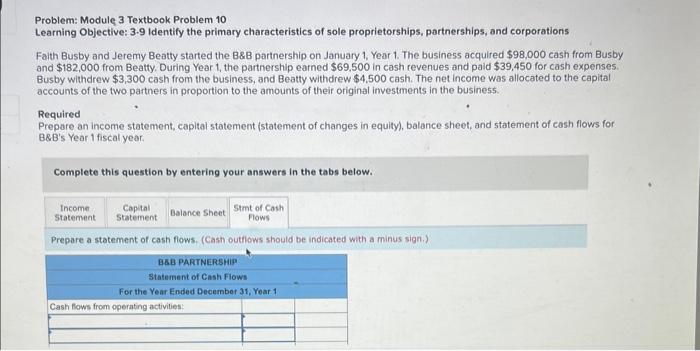 Solved Problem: Module 3 Textbook Problem 10 Learning | Chegg.com