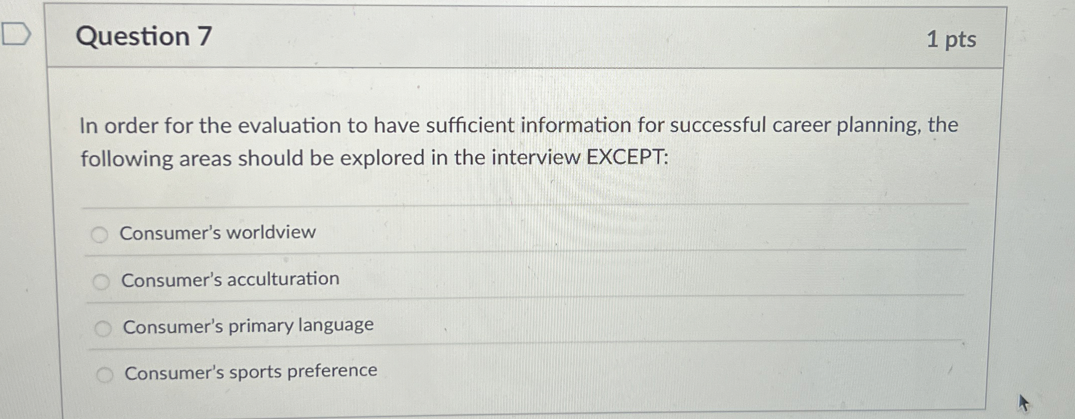 Solved Question 71 ﻿ptsIn order for the evaluation to have | Chegg.com