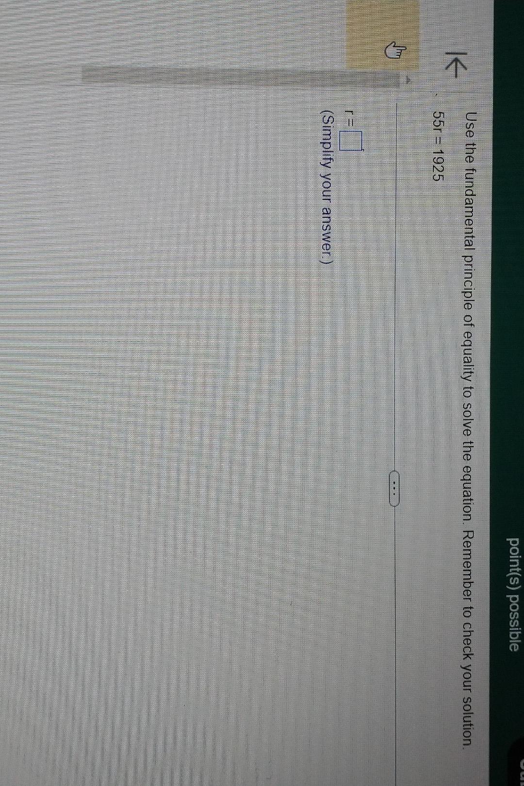 Solved Use the fundamental principle of equality to solve | Chegg.com