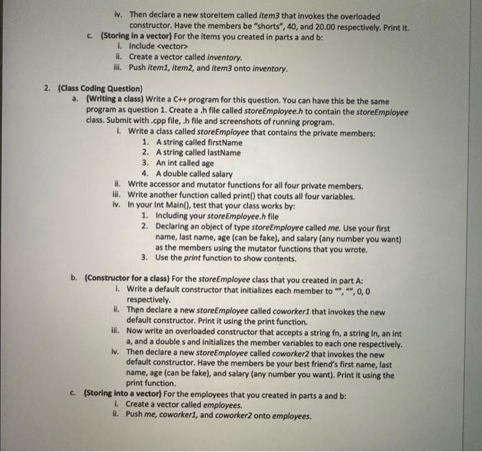 Solved Structs Coding Question A Writing A Struct Write