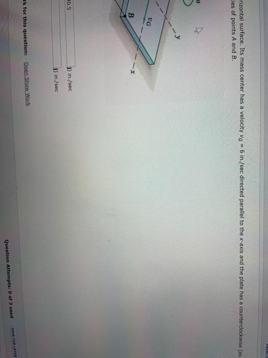 Solved Chapter 5, Problem 5/048 The uniform rectangular | Chegg.com