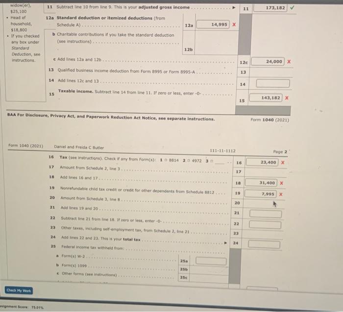 Solved Note: This problem is for the 2021 tax year. Daniel | Chegg.com
