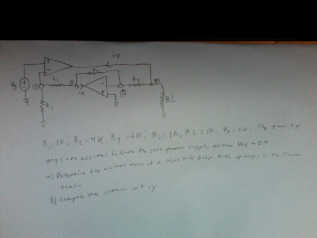R1 = 1 k ohm, R2 = 4k ohm, R3 = 2k ohm, R4 = 1k ohm, | Chegg.com