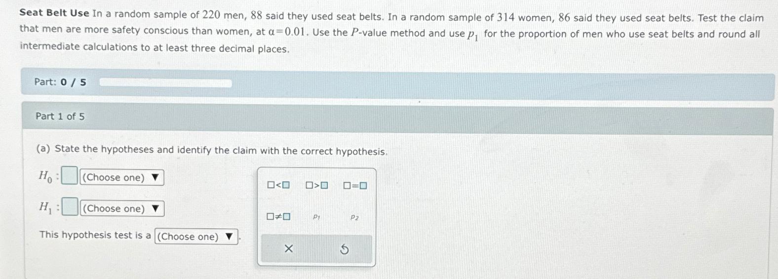 Solved #14• ﻿state hypothesis and identify claim with the | Chegg.com