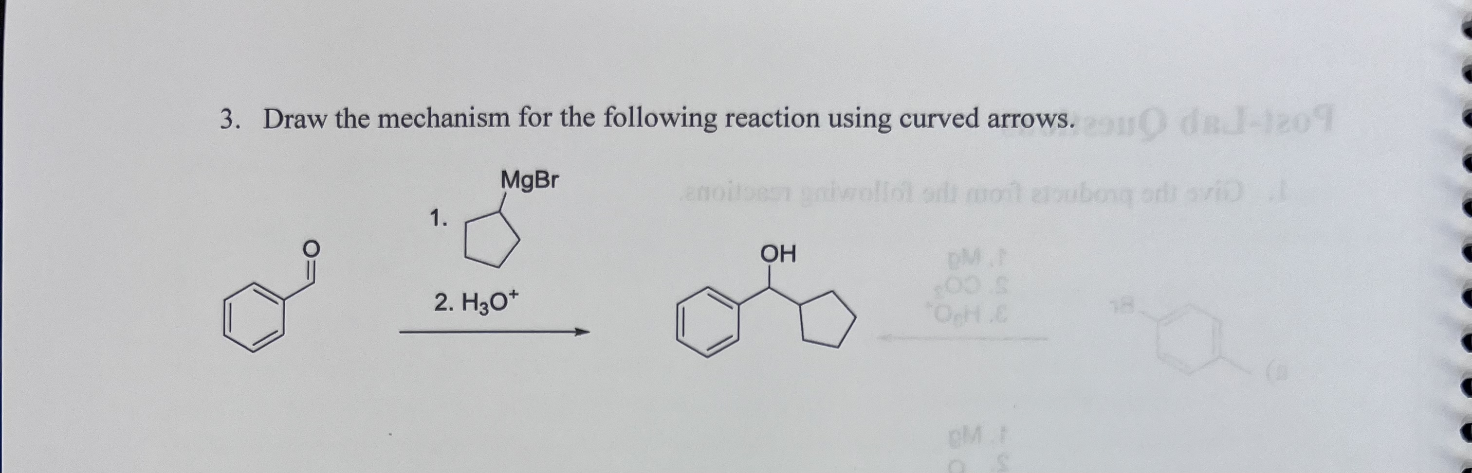 Solved Draw the mechanism for the following reaction using | Chegg.com