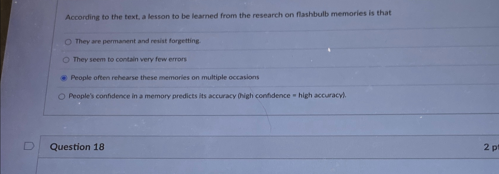 Solved According to the text, a lesson to be learned from | Chegg.com