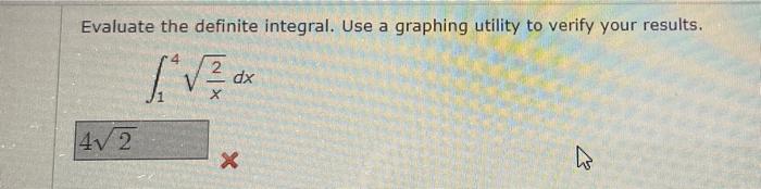 Solved Evaluate the definite integral. Use a graphing | Chegg.com