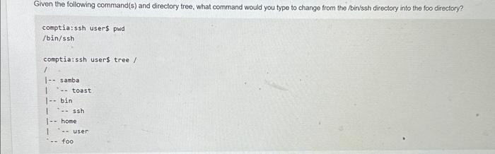 Solved Which command should be used for viewing binary and | Chegg.com