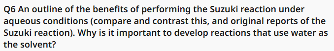 [Solved]: Q6 An outline of the benefits of performing the S